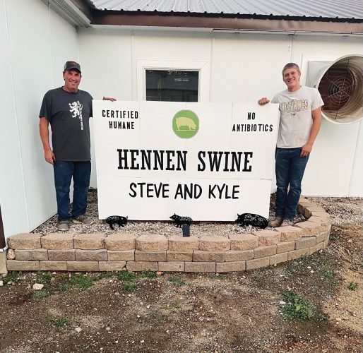 Kyle Hennen earning his ‘Masters Degree’ raising pigs on the family ...